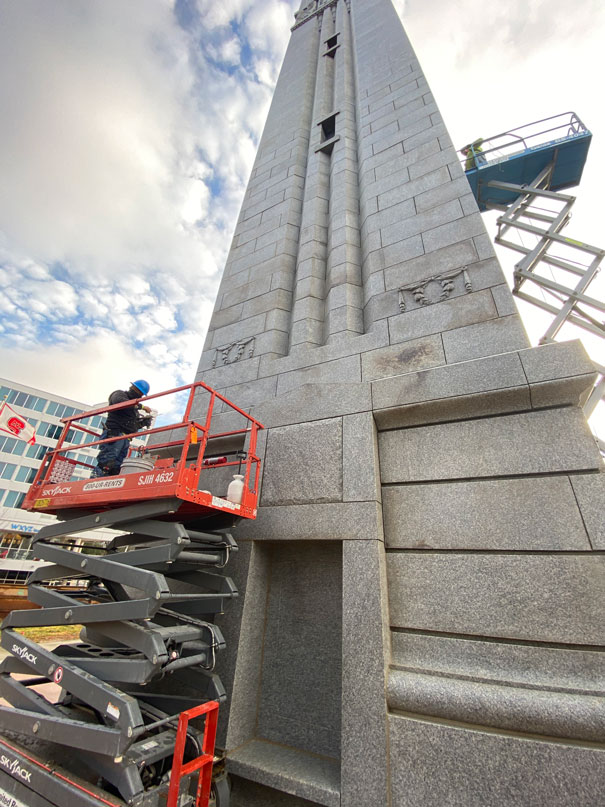 Masonry Restoration | NC State Bell Tower